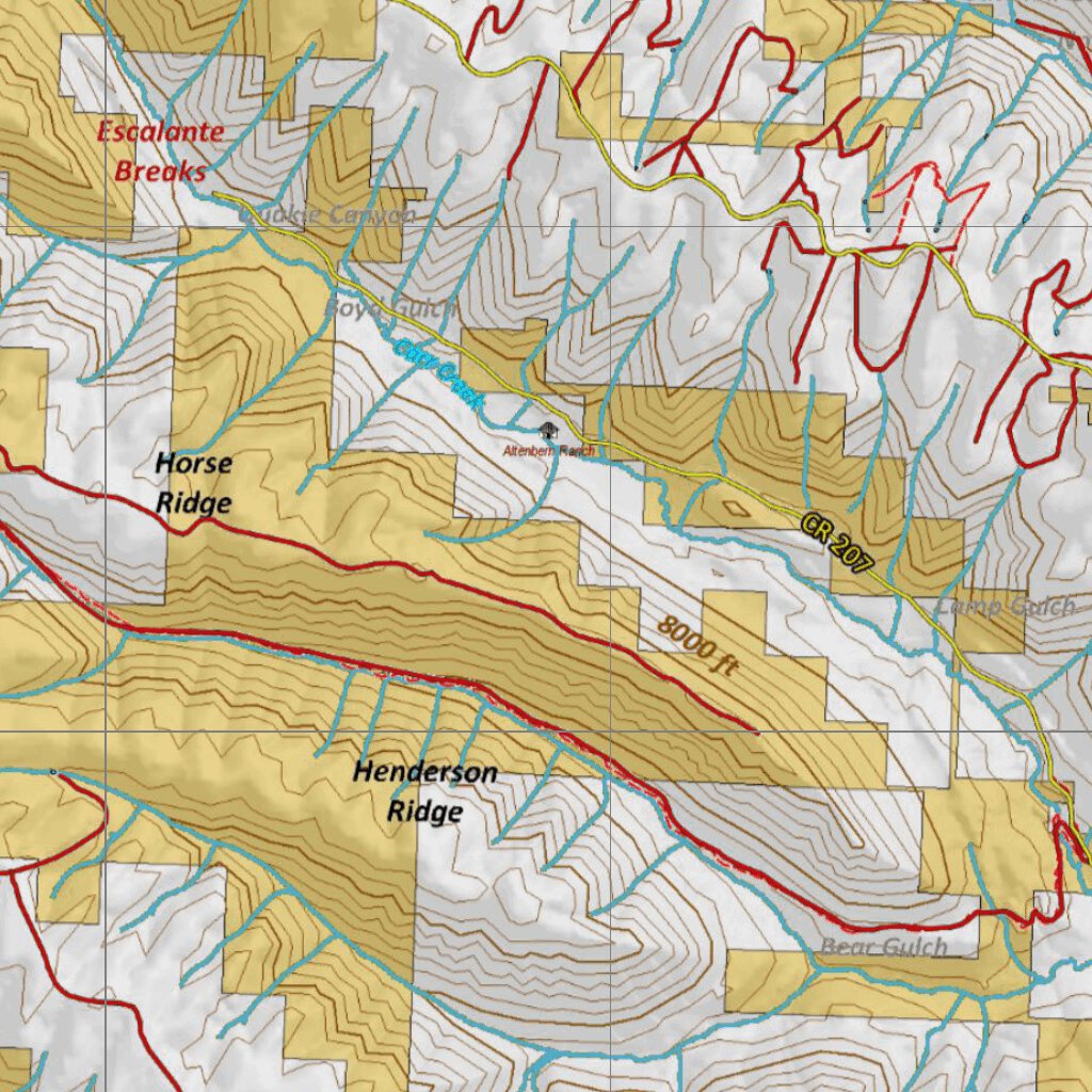 Colorado_Unit_21_Landownership Map by Colorado HuntData LLC | Avenza Maps
