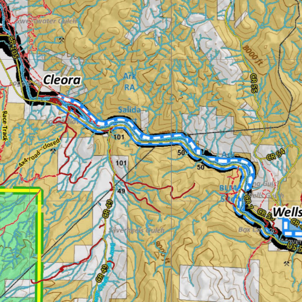 Colorado_Unit_58_Landownership Map by Colorado HuntData LLC | Avenza Maps