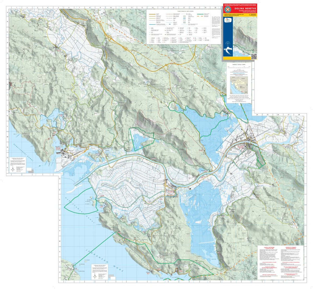 Dolina Neretve Map by Croatian Mountain Rescue Service - HGSS | Avenza Maps