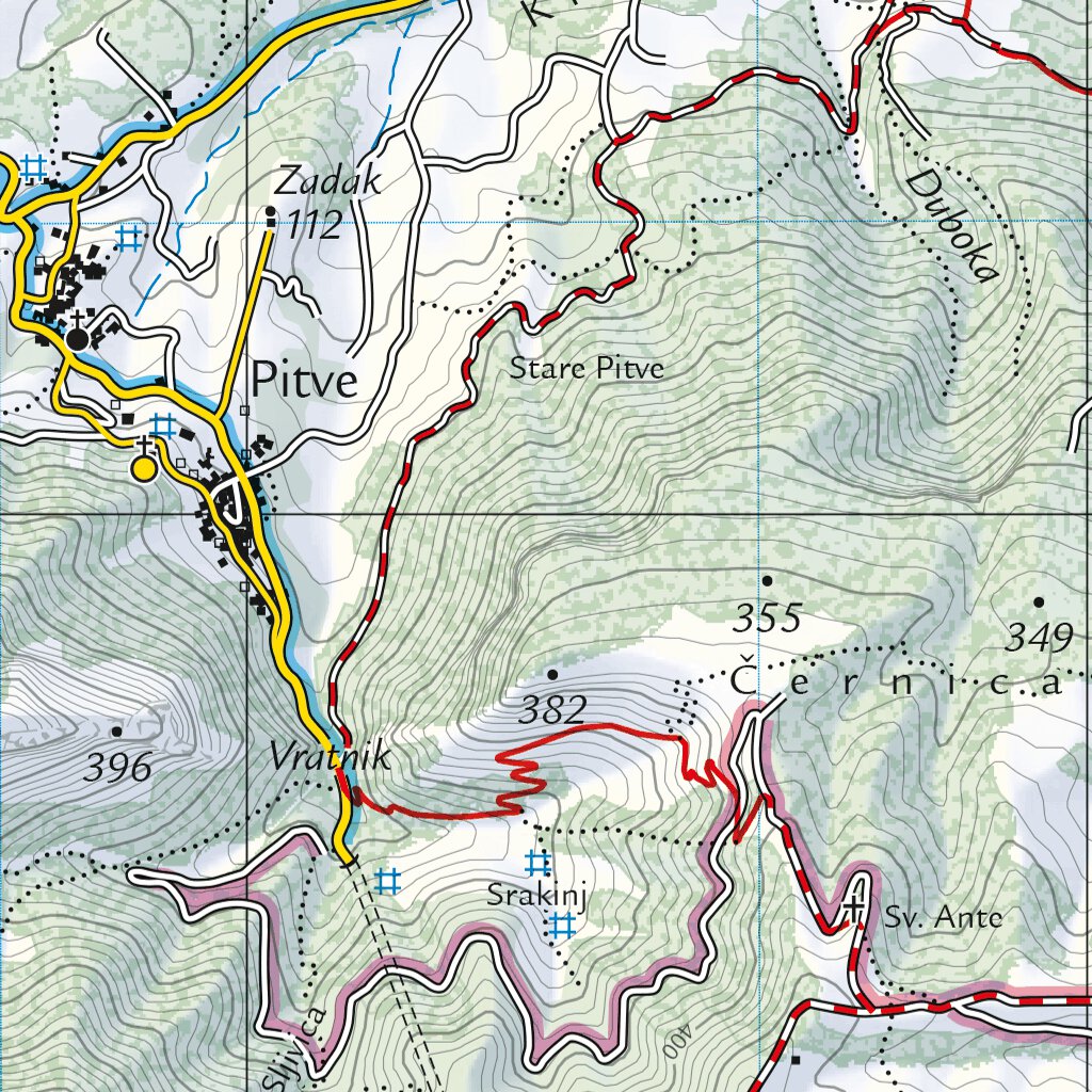 Hvar Island 2020 Map by Croatian Mountain Rescue Service - HGSS ...