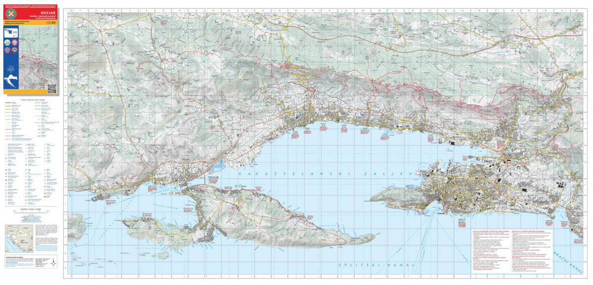 Kozjak Map by Croatian Mountain Rescue Service - HGSS | Avenza Maps