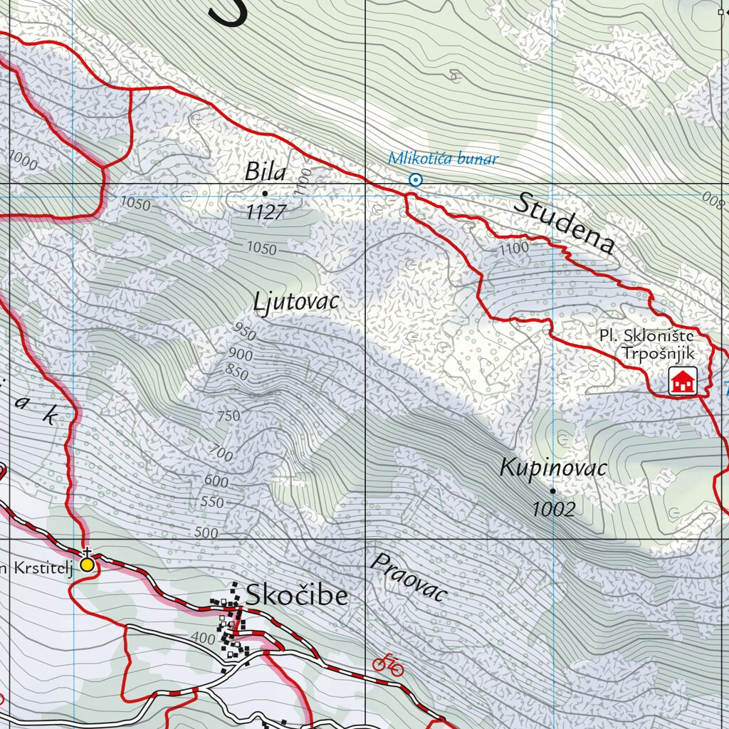 Omiška Dinara Map by Croatian Mountain Rescue Service - HGSS | Avenza Maps