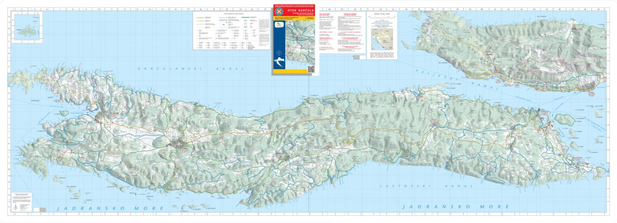 Otok Korčula Map by Croatian Mountain Rescue Service - HGSS | Avenza Maps