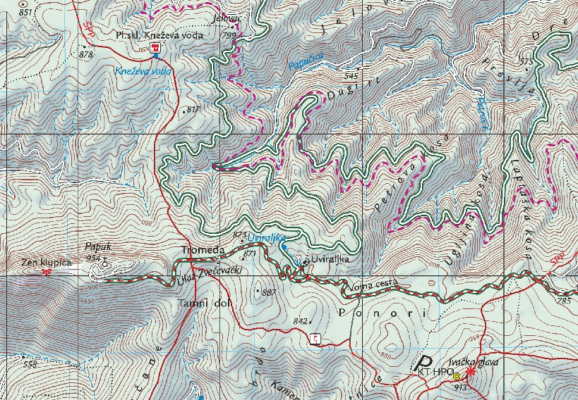 Papuk Map by Croatian Mountain Rescue Service - HGSS | Avenza Maps