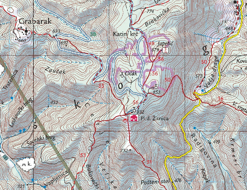 Samoborsko gorje Map by Croatian Mountain Rescue Service - HGSS ...