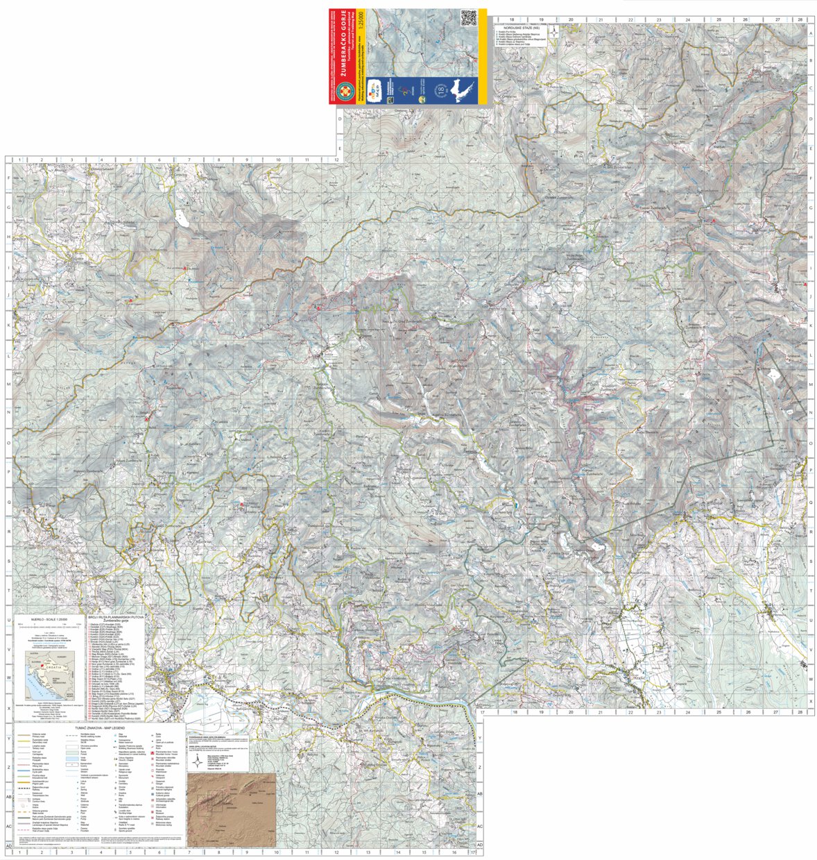 Žumberak Map by Croatian Mountain Rescue Service - HGSS | Avenza Maps