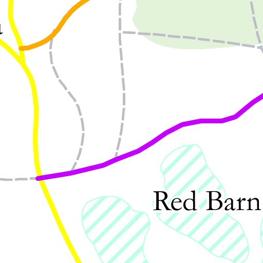 Dawes Arboretum - Red Barn Trails Map by Dawes Arboretum | Avenza Maps