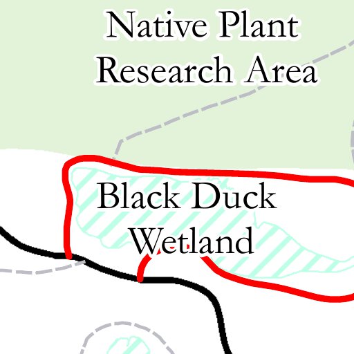 Dawes Arboretum - Red Barn Trails Map by Dawes Arboretum | Avenza Maps