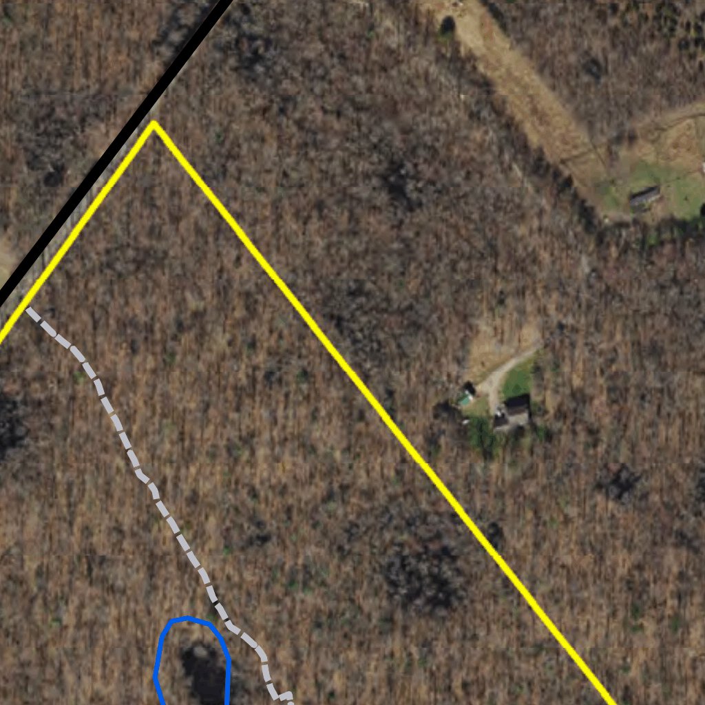 Delaware Forest Serv, Blackbird State Forest, Naudain Tract Map by ...