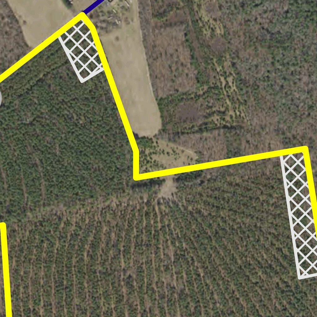 Delaware Forest Serv, Redden State Forest, Chesapeake tract Map by ...