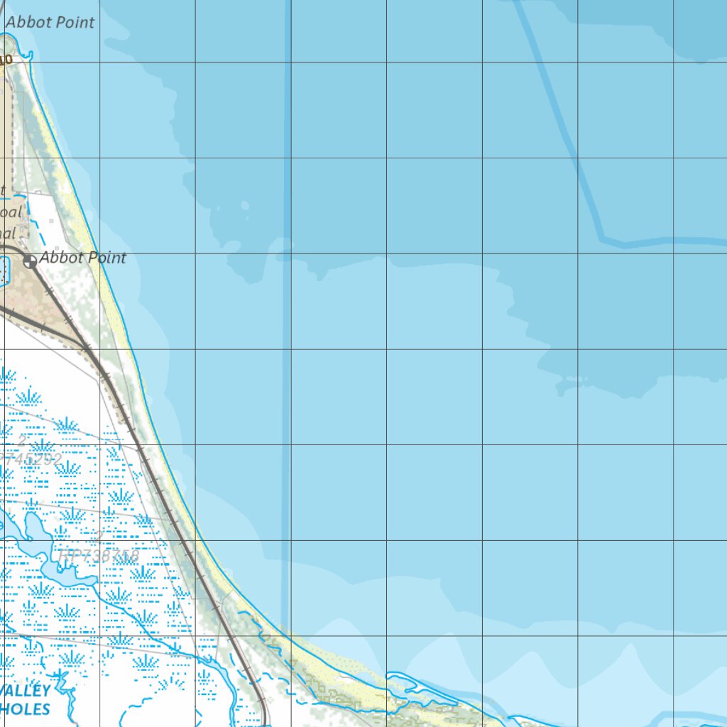 Abbot Point (8558) Map by Department of Resources | Avenza Maps