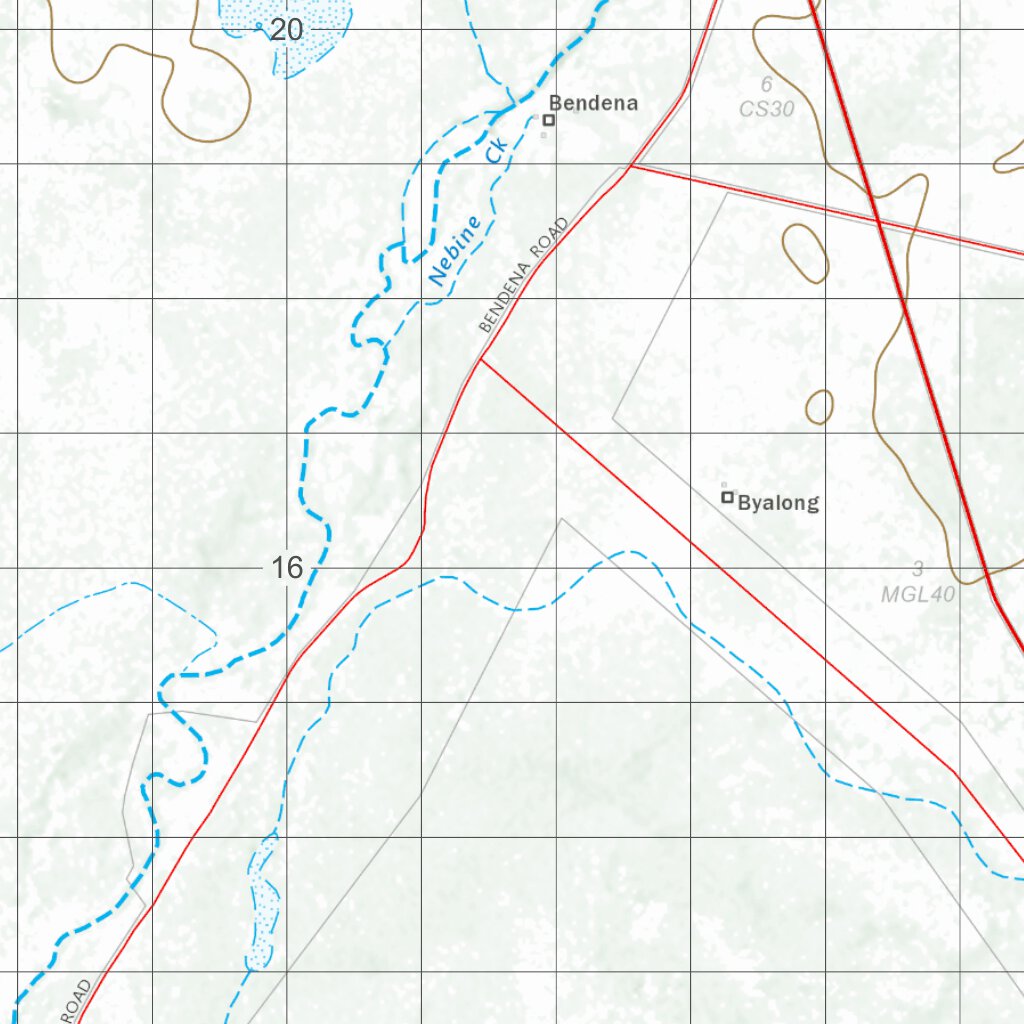 Bendena (8242) Map by Department of Resources | Avenza Maps
