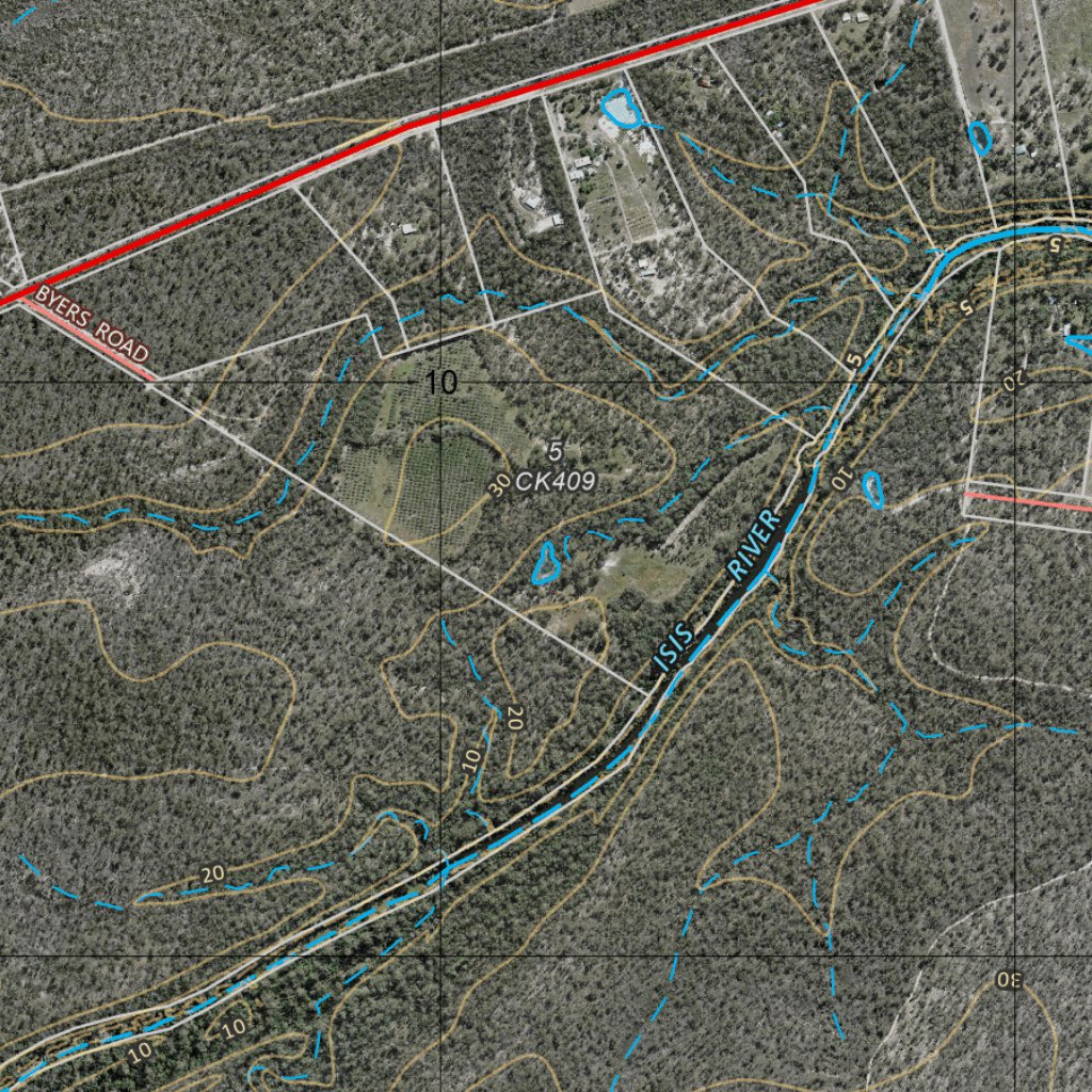 Isis Junction (9347-12i) Map by Department of Resources | Avenza Maps