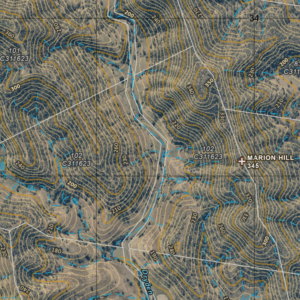 Linville (9344-24i) Map by Department of Resources | Avenza Maps