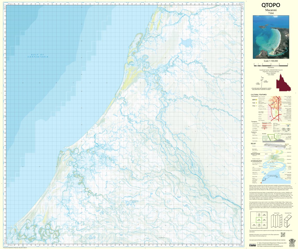 Macaroni (7164) Map by Department of Resources | Avenza Maps