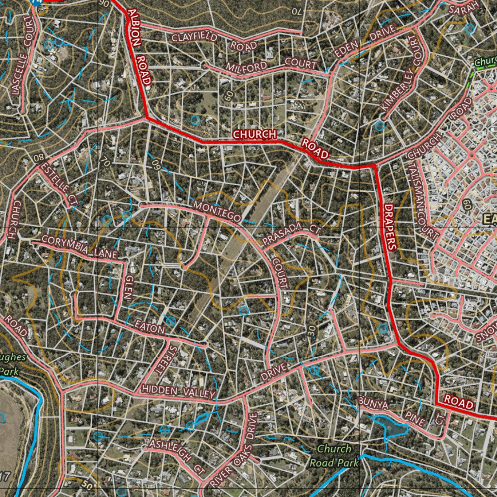 Petrie (9443-21i) Map by Department of Resources | Avenza Maps