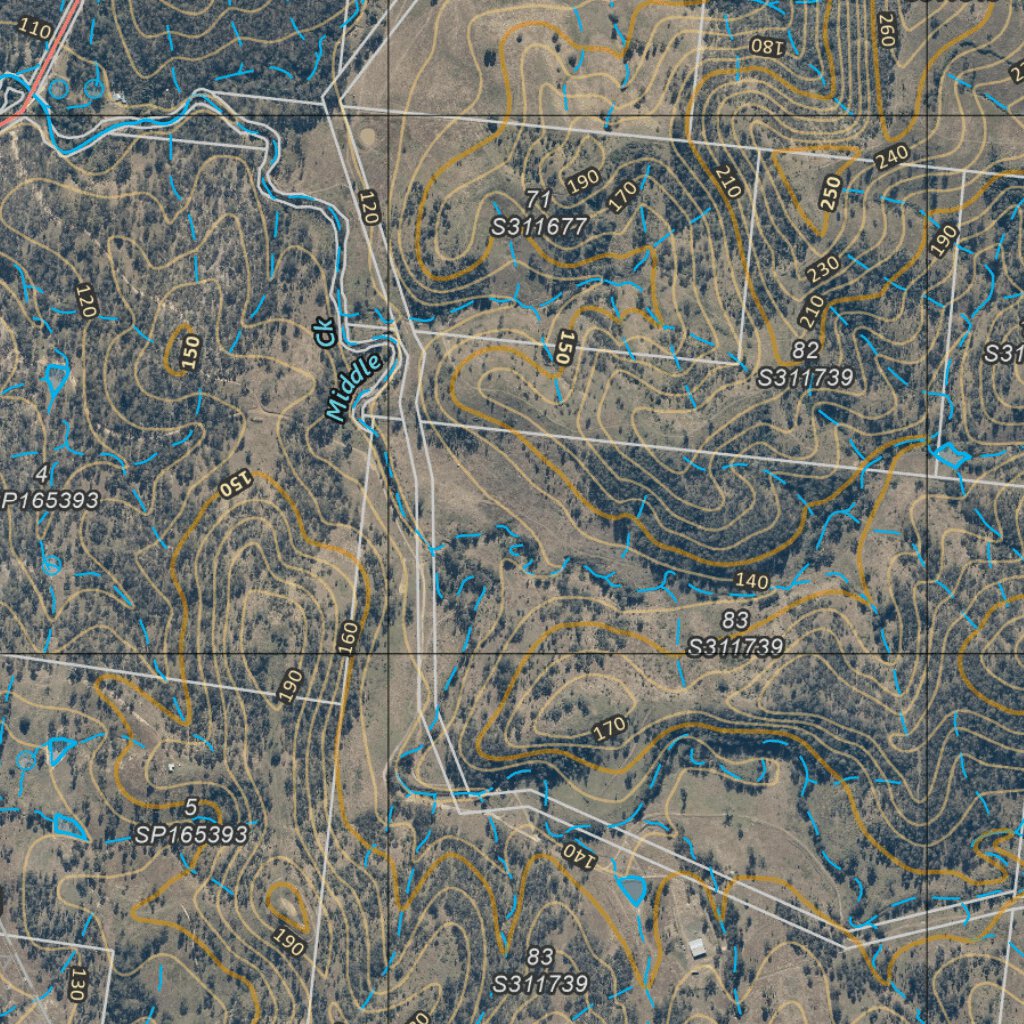 Reedy Creek (9443-43i) Map by Department of Resources | Avenza Maps