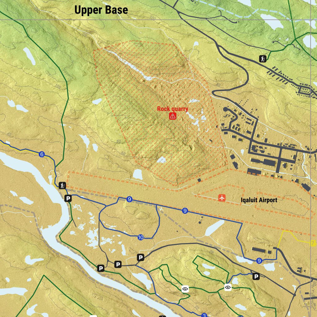 Iqaluit Summer Hiking Map by Destination Nunavut | Avenza Maps