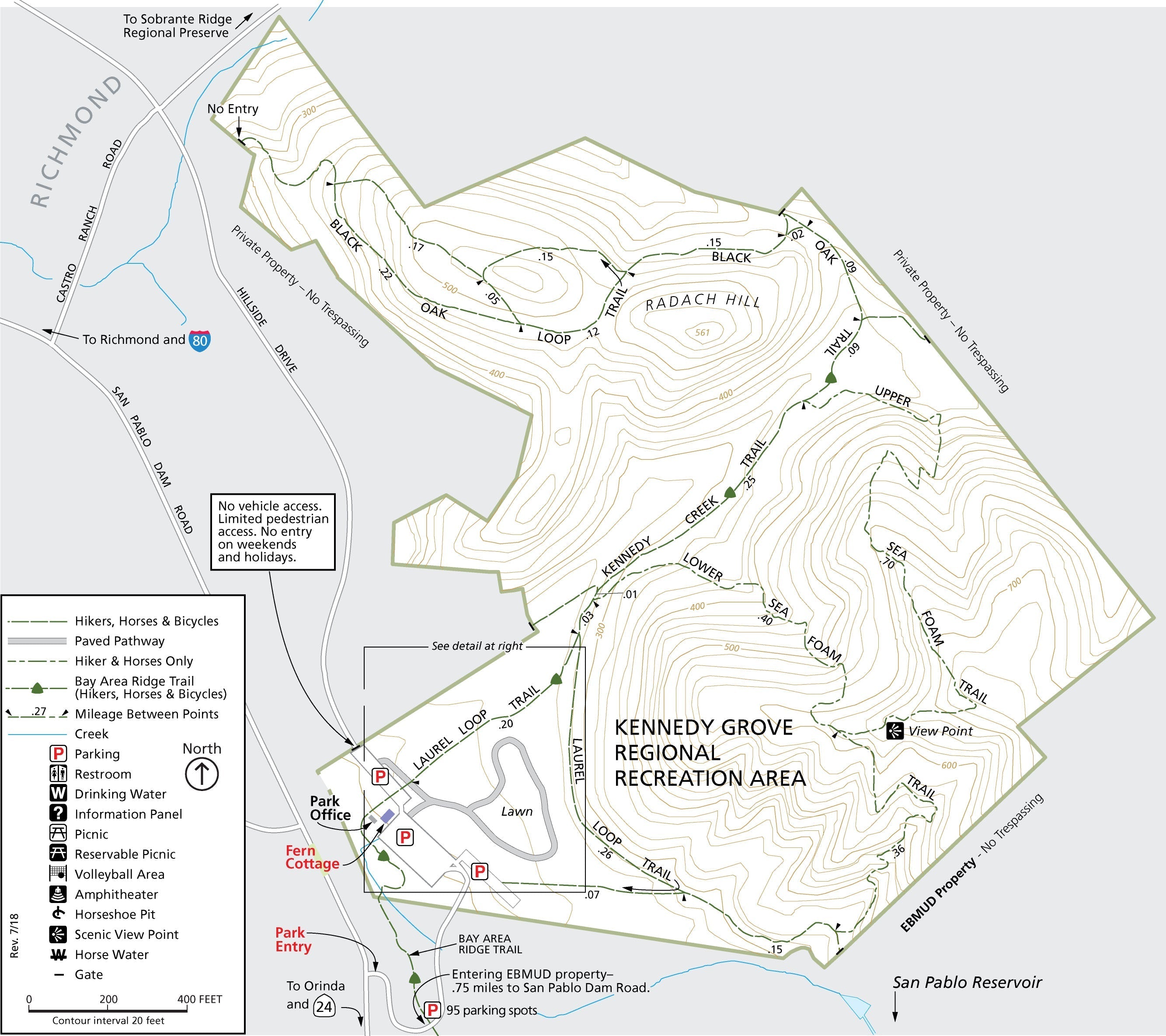 Kennedy Grove Regional Recreation Area Map by EBRPD | Avenza Maps