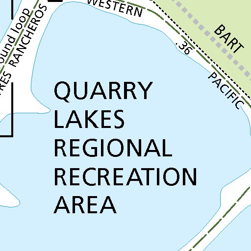Quarry Lakes Regional Recreation Area Map by EBRPD | Avenza Maps