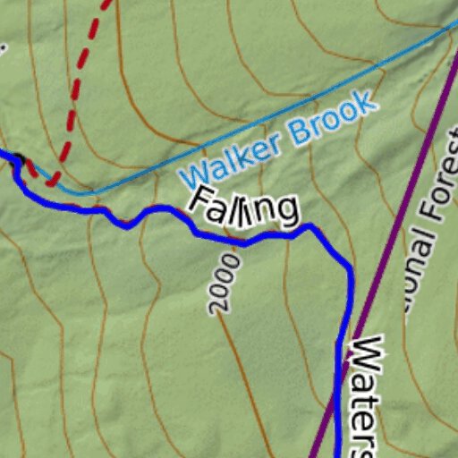 Cloudland Falls Map by Effortless Adventure LLC | Avenza Maps