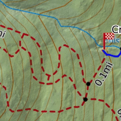 Crystal Cascades Map by Effortless Adventure LLC | Avenza Maps