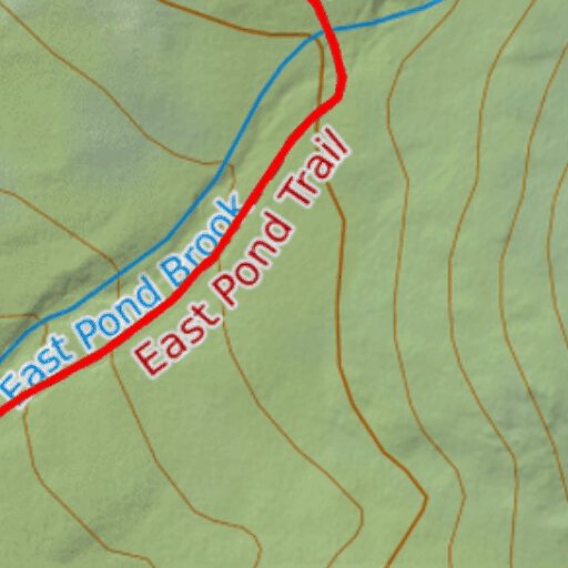 East Pond Trail Map by Effortless Adventure LLC | Avenza Maps