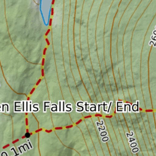 Glen Ellis Falls Map by Effortless Adventure LLC | Avenza Maps