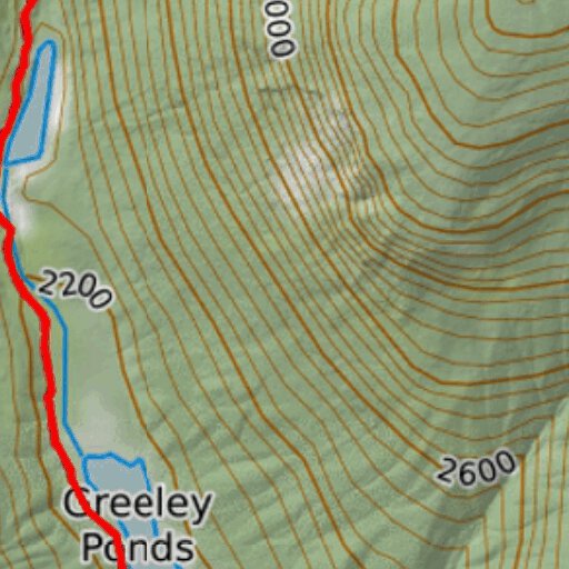 Greely Pond Trail Map by Effortless Adventure LLC | Avenza Maps