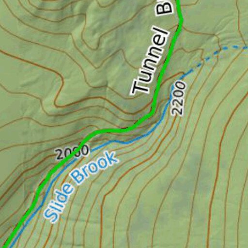 Webster Slide and Blueberry Mountain Maps Map by Effortless Adventure ...