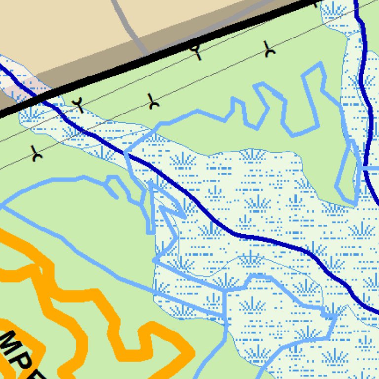 Eglin AFB Timberlake Intermediate Bike Trails Map by Eglin Air Force ...