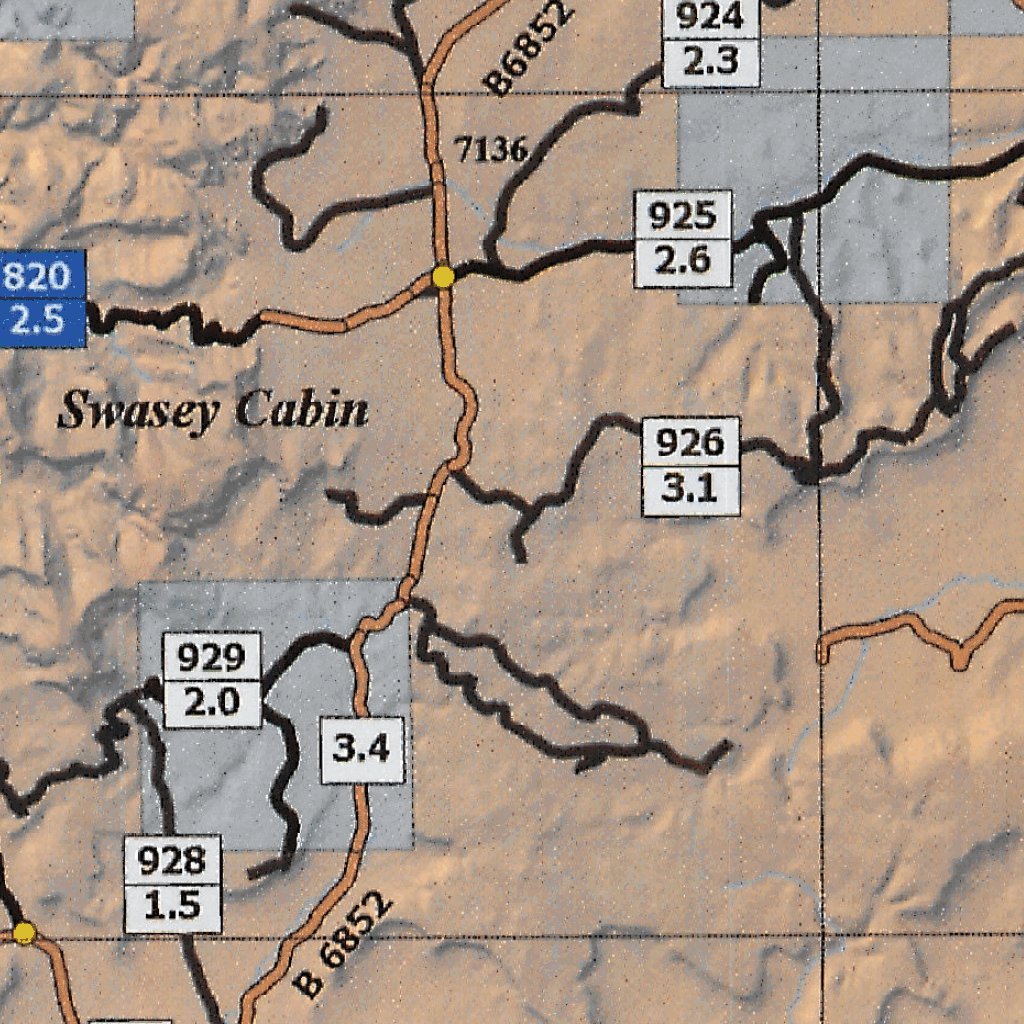 Obsolete - Motorized Trails Guide - Side B, Emery County Map by Emery ...