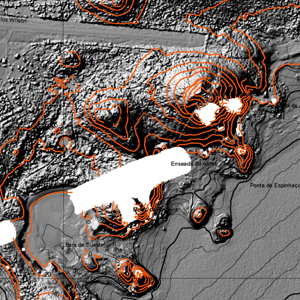 Fernando de Noronha - Brazil, DTM Map by ENGESAT | Avenza Maps