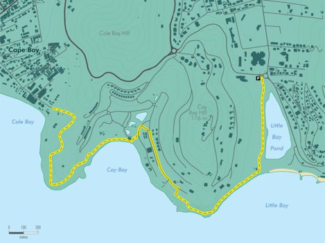 Little Bay, Cay Bay Map by Environmental Protection in the Caribbean ...