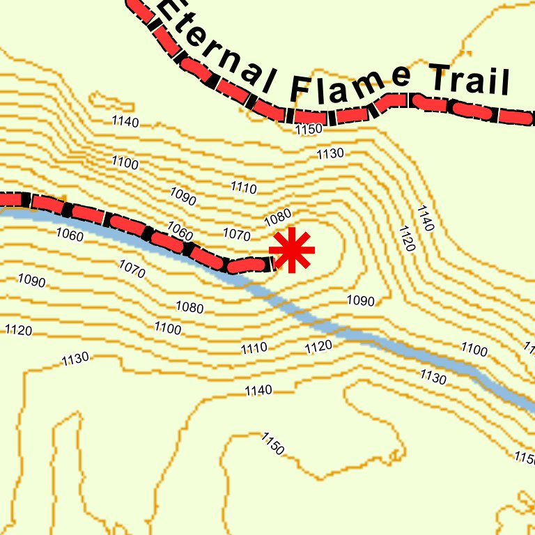 Eternal Flame Trail Map by Erie County | Avenza Maps