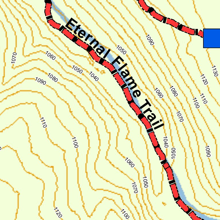 Eternal Flame Trail Map by Erie County | Avenza Maps