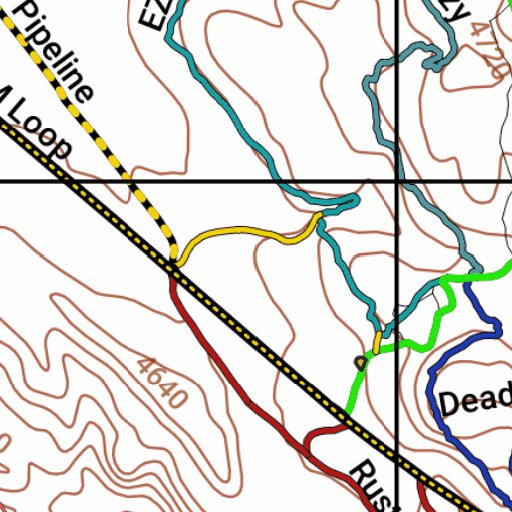 Moab Brands Mountain Bike Trails Map by Freethey's non-existent company ...