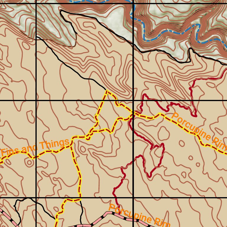 Sand Flats Recreation Area Map by Freethey's non-existent company ...