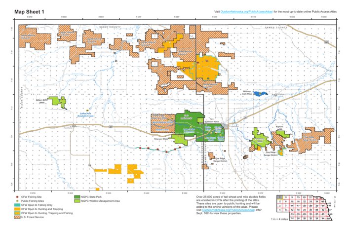 Public Access Atlas - Map Sheet 1 - Nebraska Game and Parks Commission ...