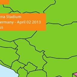 UEFA Champions League 2012-13 Quarter-Finals Map by geocadder | Avenza Maps