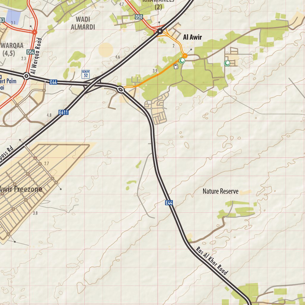 UAE North Map by Geoforma FZE | Avenza Maps