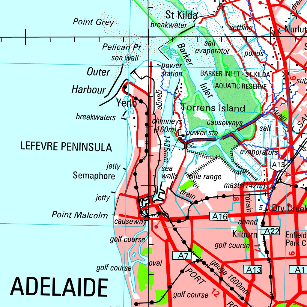 Adelaide Special - SI54-09 Map by Geoscience Australia | Avenza Maps