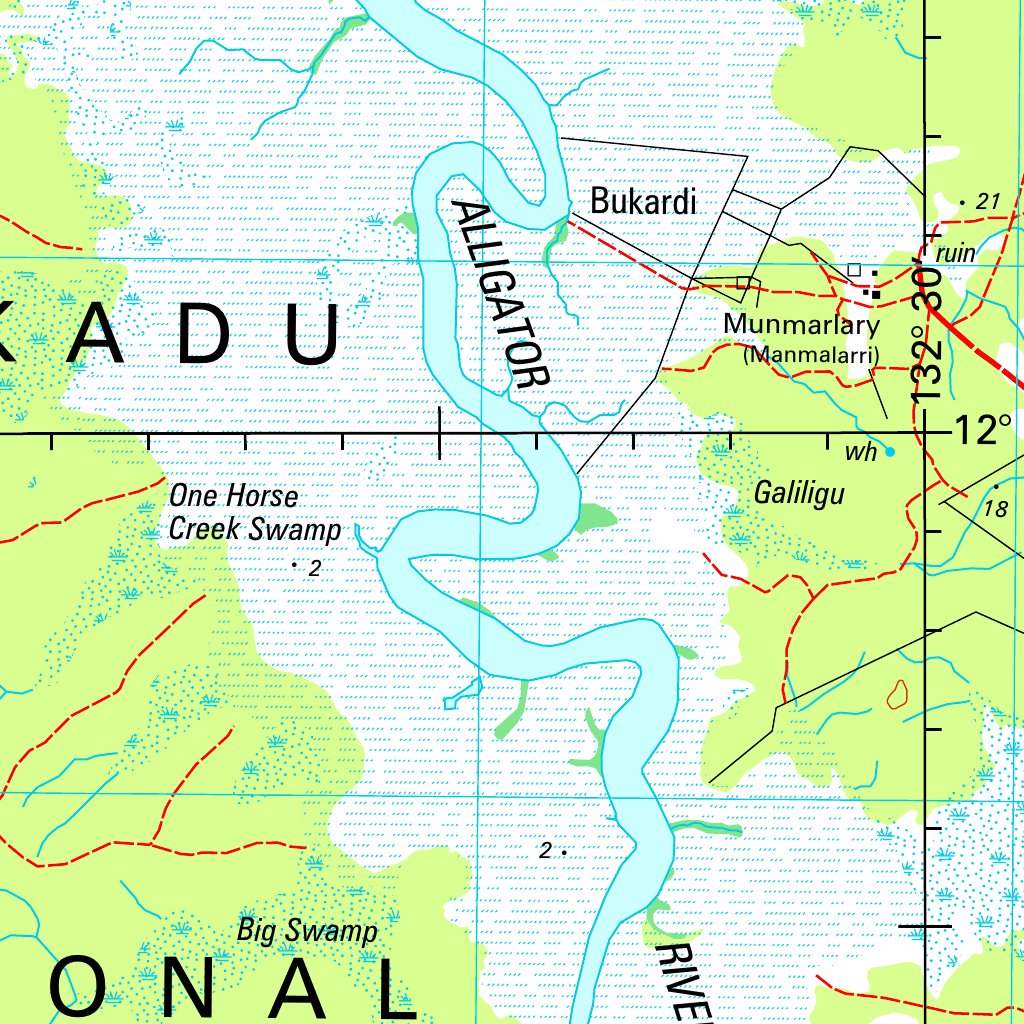 Alligator River SD53 - 01 Map by Geoscience Australia | Avenza Maps