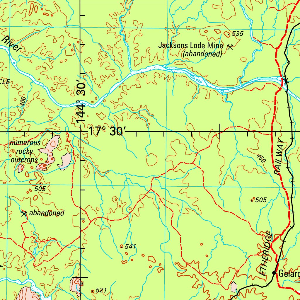 Atherton SE55 - 05 Map by Geoscience Australia | Avenza Maps