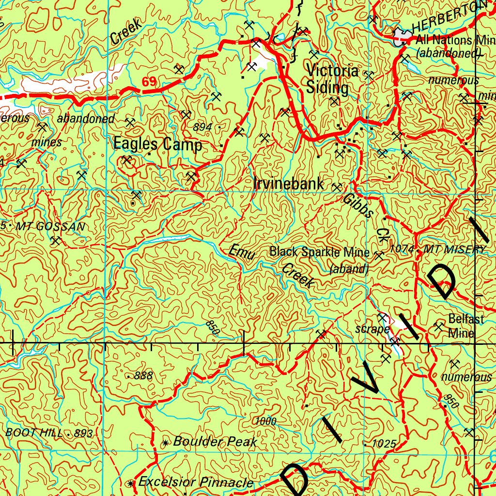 Atherton SE55 - 05 Map by Geoscience Australia | Avenza Maps