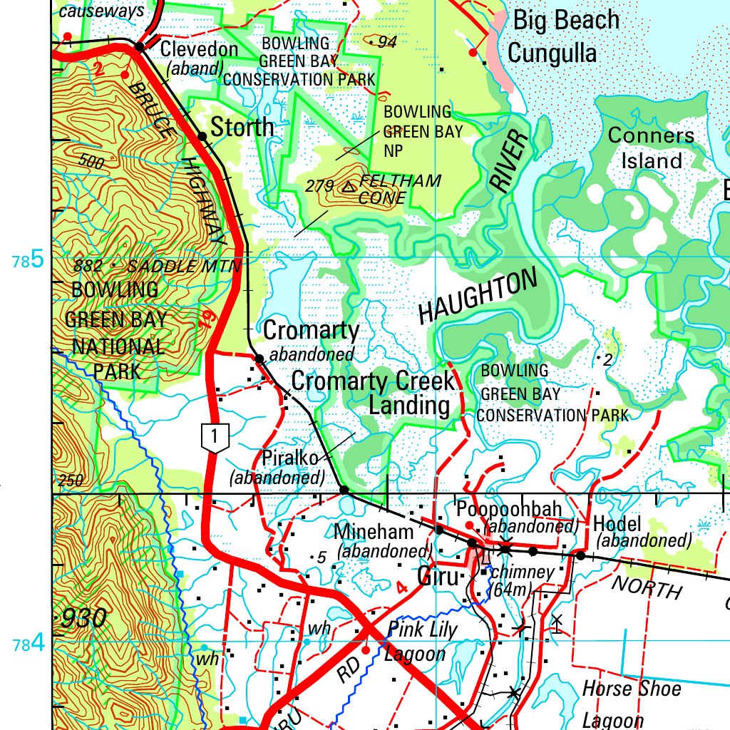Ayr SE55 - 15 Map by Geoscience Australia | Avenza Maps