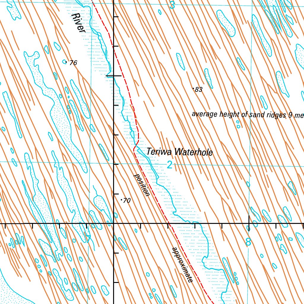 Bedourie SG54 - 01 Map by Geoscience Australia | Avenza Maps