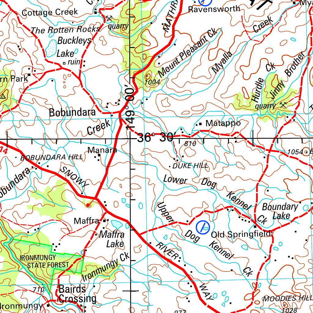 Bega SJ55 - 04 Map by Geoscience Australia | Avenza Maps