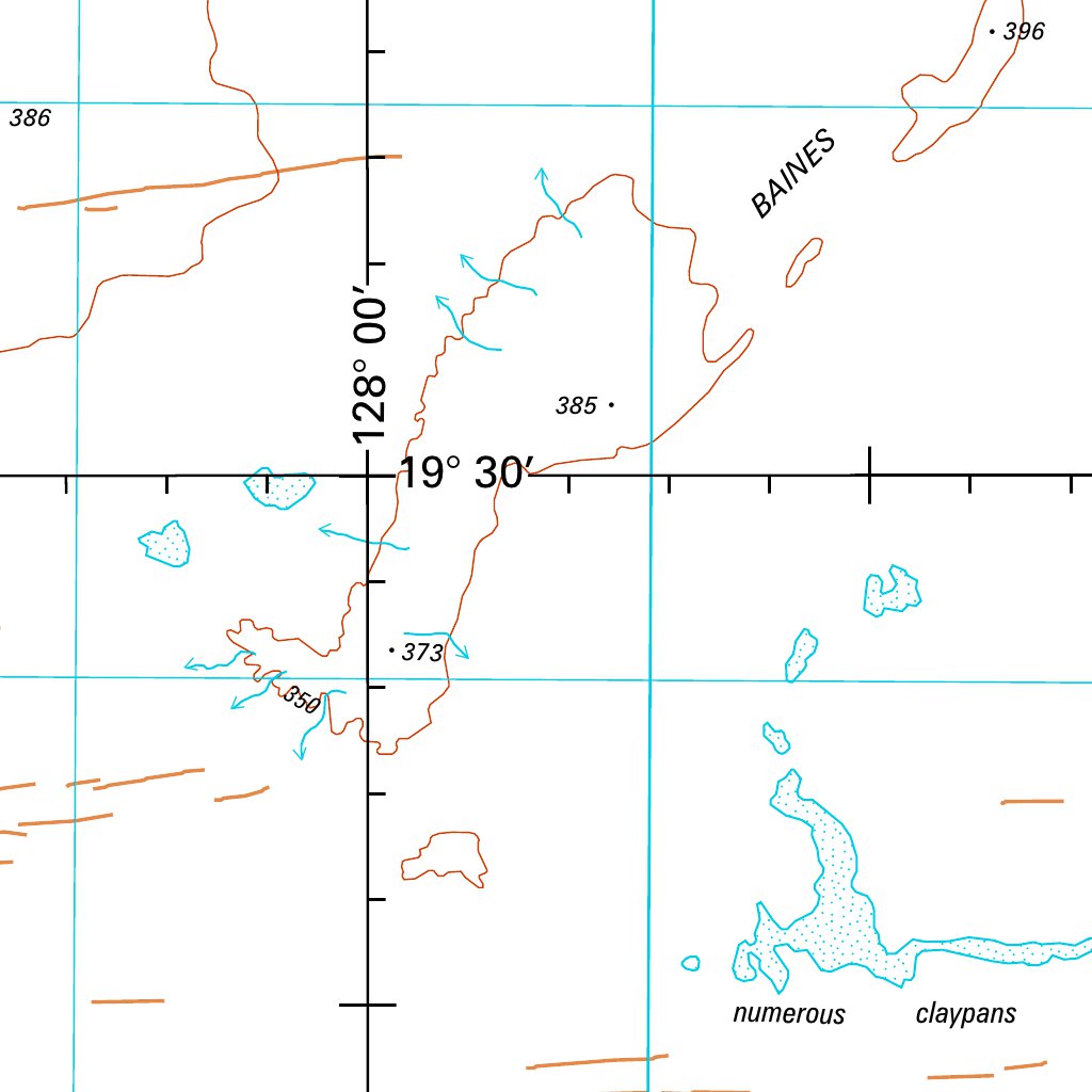 Billiluna SE52 - 14 Map by Geoscience Australia | Avenza Maps