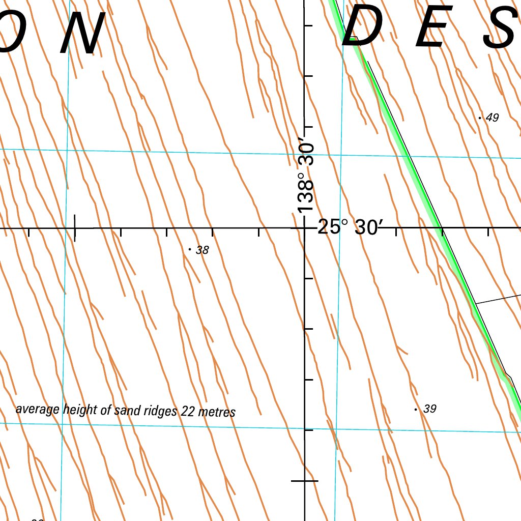 Birdsville SG54 - 05 Map by Geoscience Australia | Avenza Maps